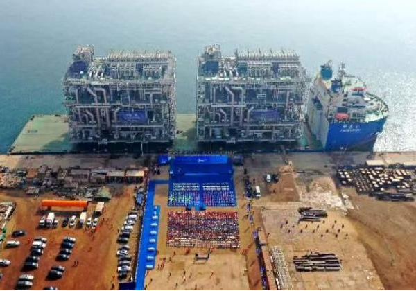 The world's first integrated construction of LNG modular chemical ...