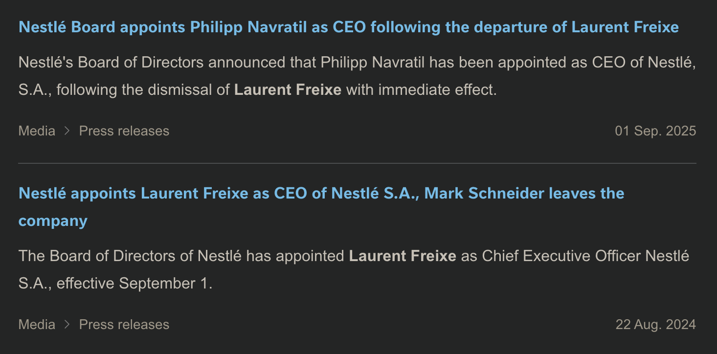 He Spent 40 Years at Nestlé—Then Was “Cleared Out” Days After Becoming ...